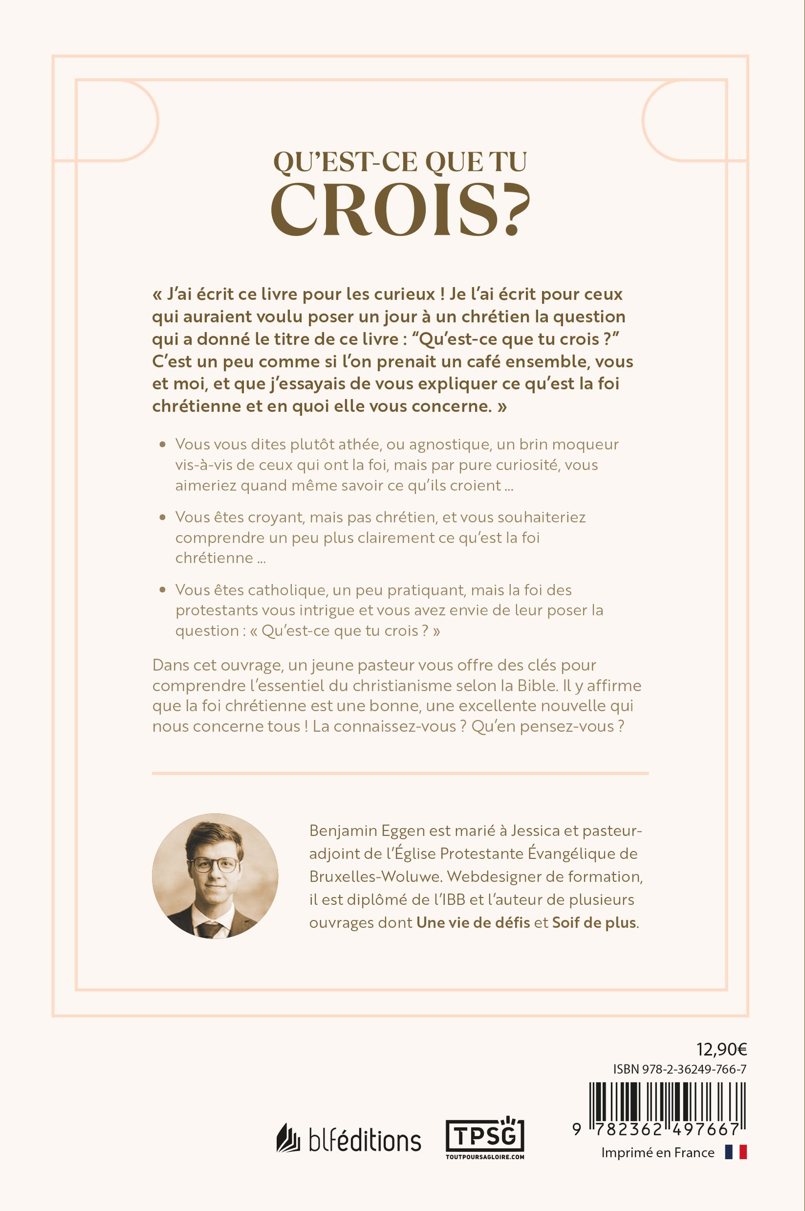 Qu'est-ce que tu crois ? — BLFStore